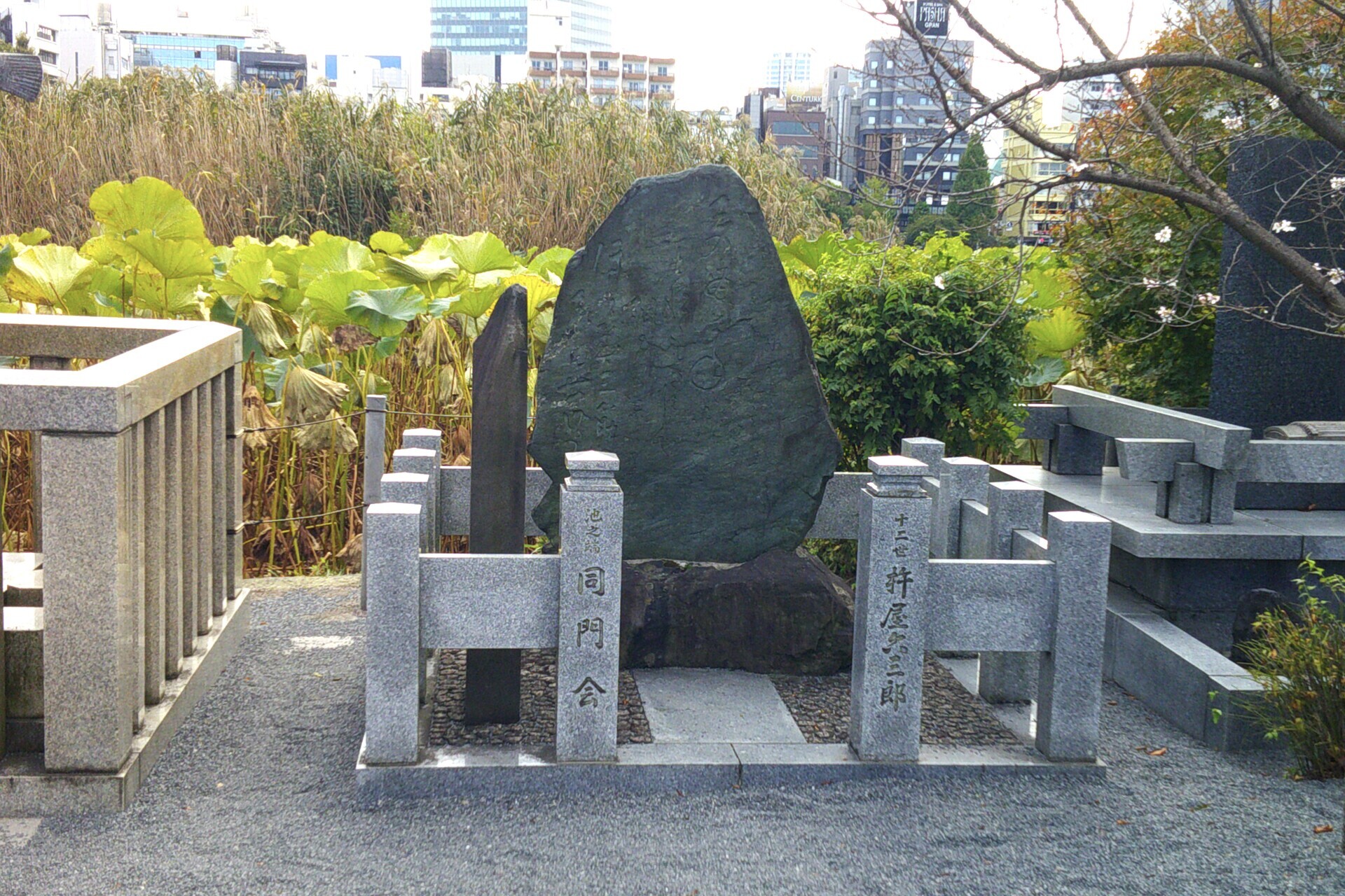 杵屋六翁碑: 為五郎の足跡